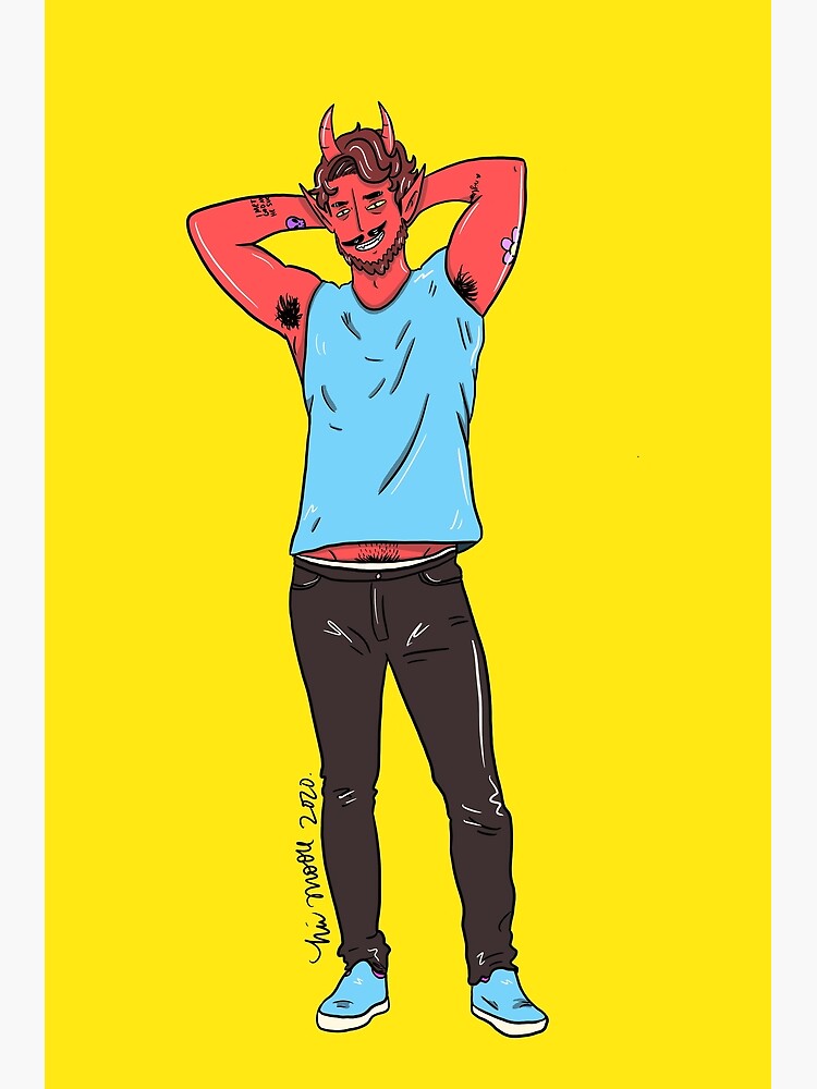 "Devil boyfriend " Framed Art Print for Sale by nictheprincess | Redbubble