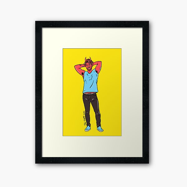 "Devil boyfriend " Framed Art Print for Sale by nictheprincess | Redbubble