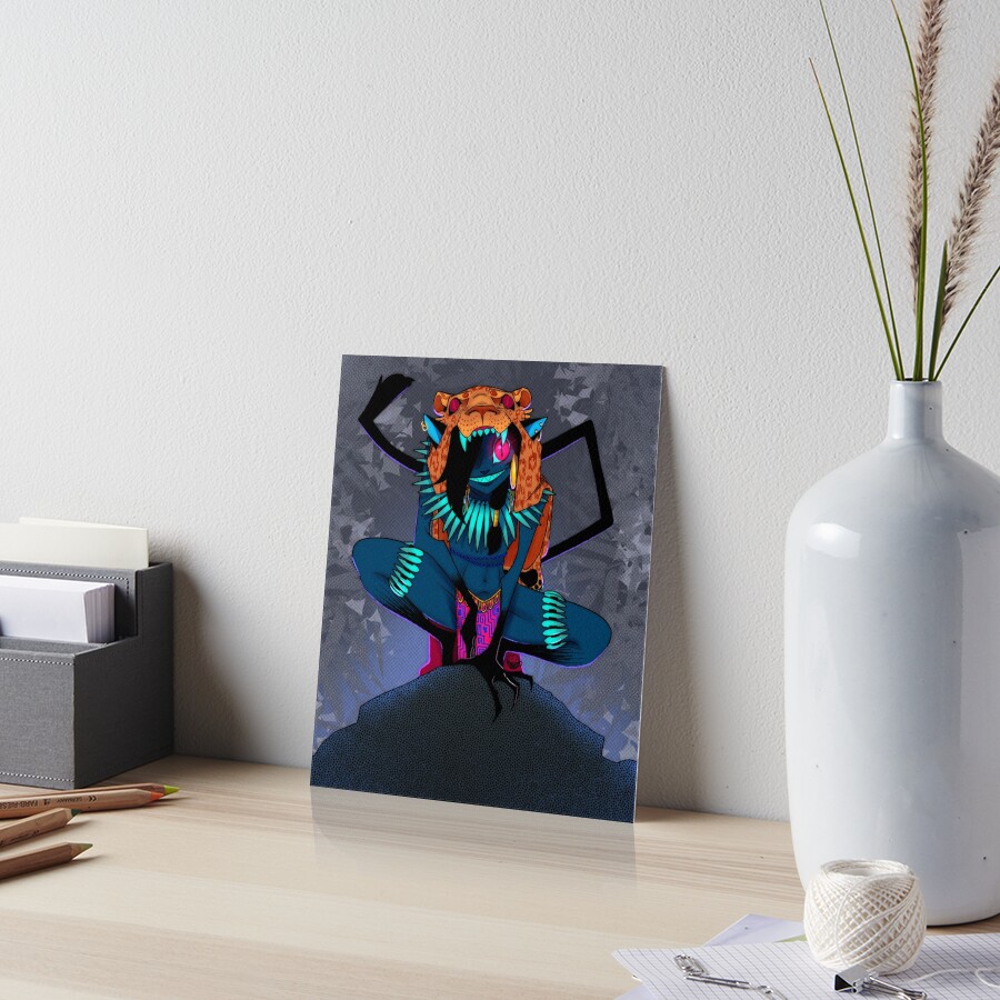 "Aztec Cat Goddess" Art Board Print by teaguts | Redbubble
