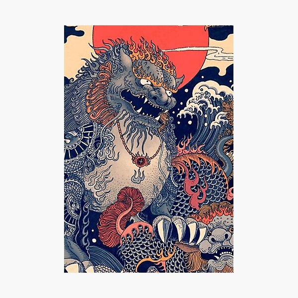 Shisa Wall Art | Redbubble