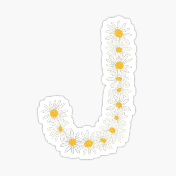 "Daisy J" Sticker for Sale by sofeology | Redbubble