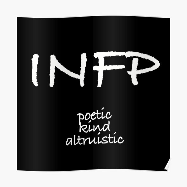 "infp" Poster for Sale by artsomenautte | Redbubble