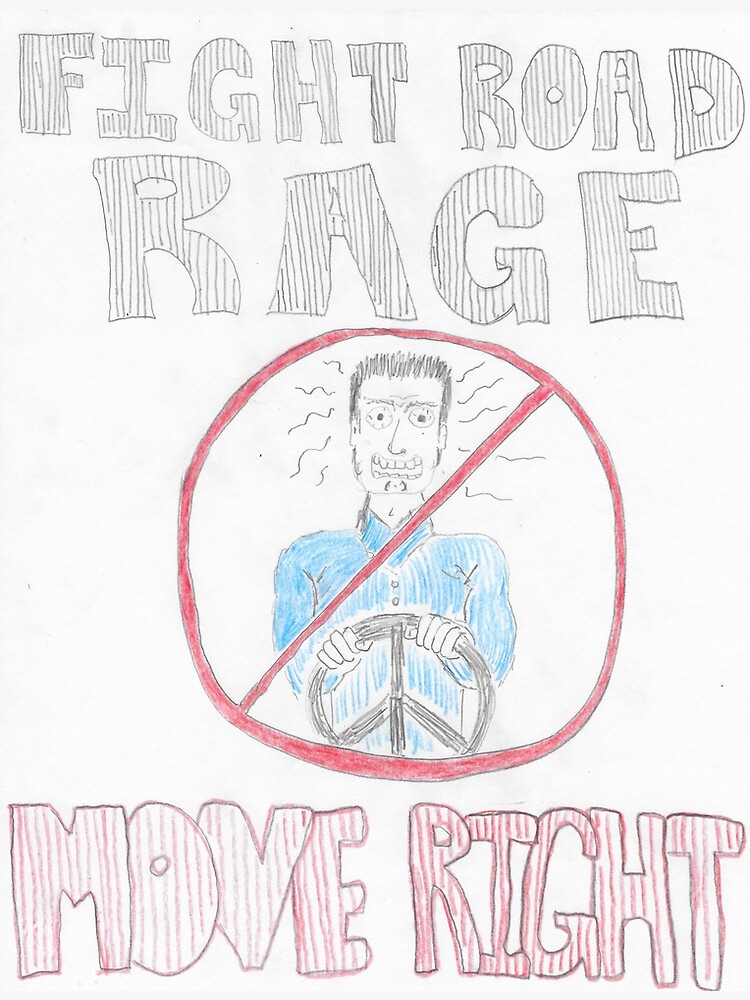 "fight road rage color" Photographic Print by Ajurjins | Redbubble