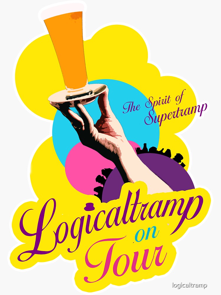 "Logicaltramp on tour (bubble design)" Sticker for Sale by logicaltramp ...