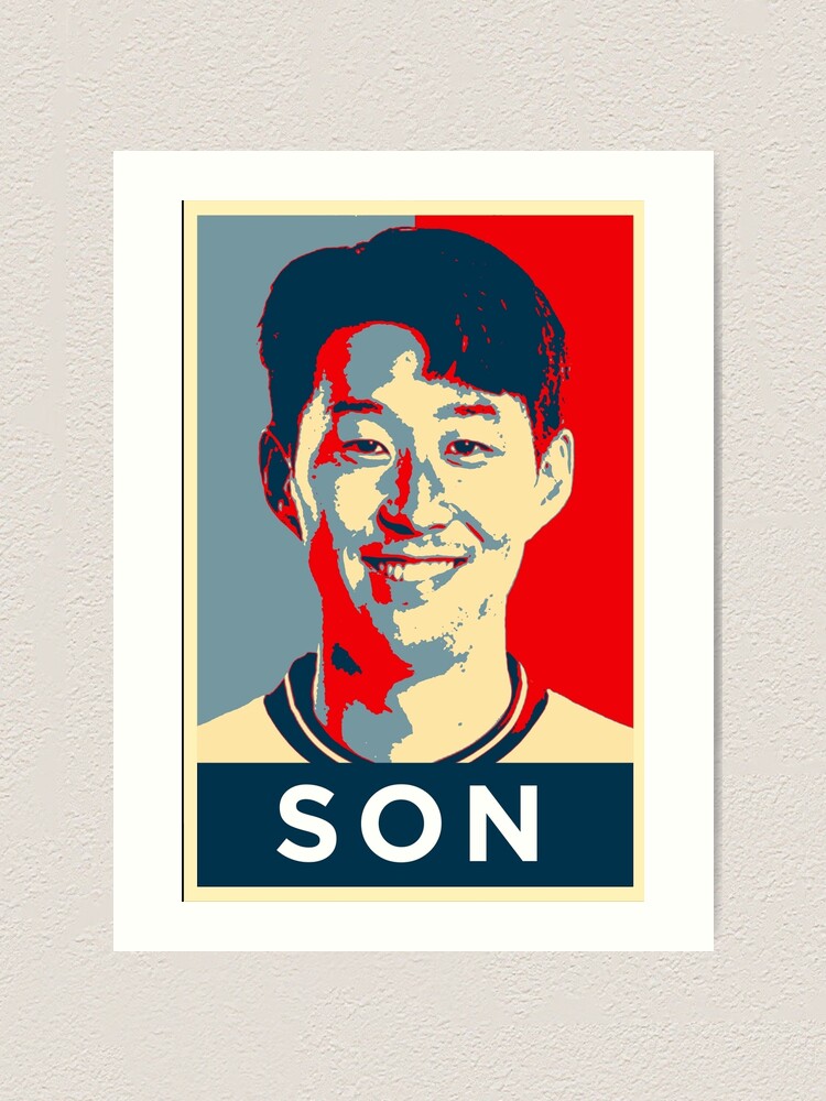 "Son Heung-Min Portrait Artwork" Art Print by oliverkunovski | Redbubble