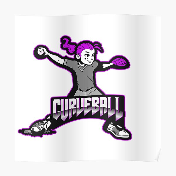 "CurveBall" Poster by FunPrint | Redbubble