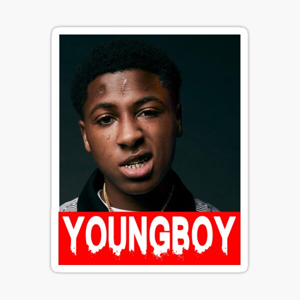 "Youngboy Nba " Sticker for Sale by SUPERMED | Redbubble