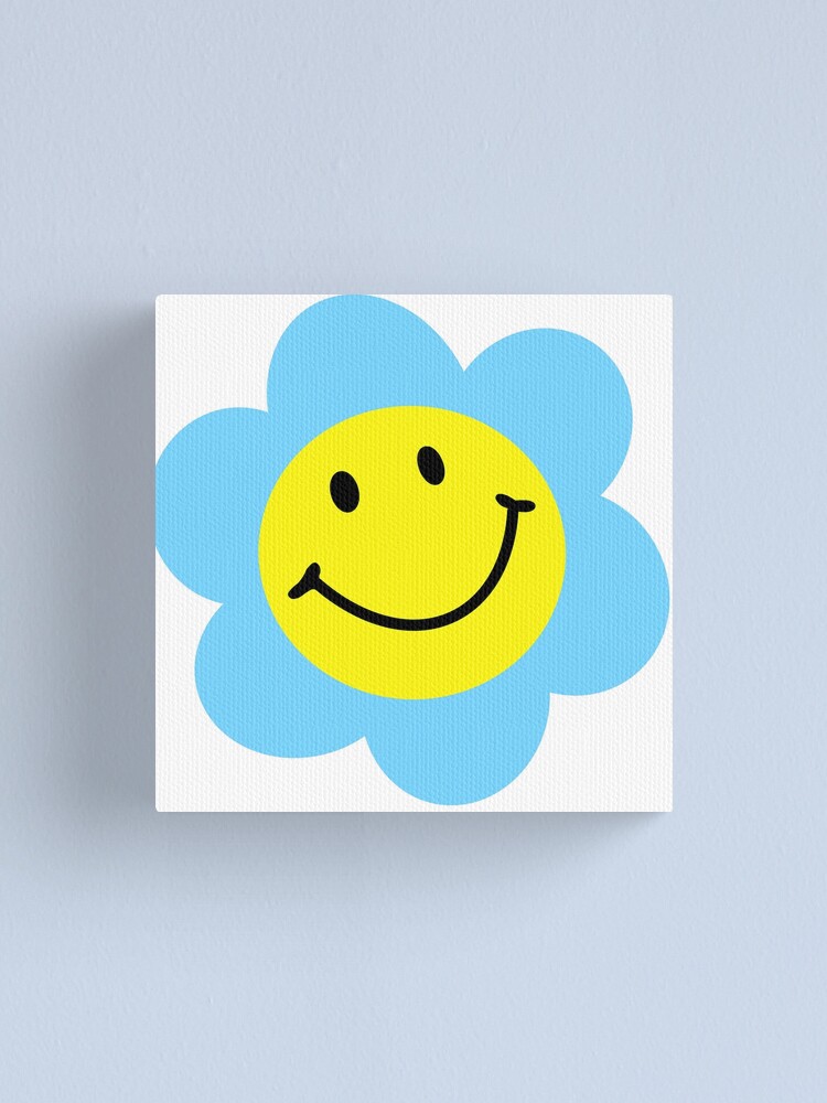 "indie smiley face" Canvas Print by sistermoiyaa | Redbubble