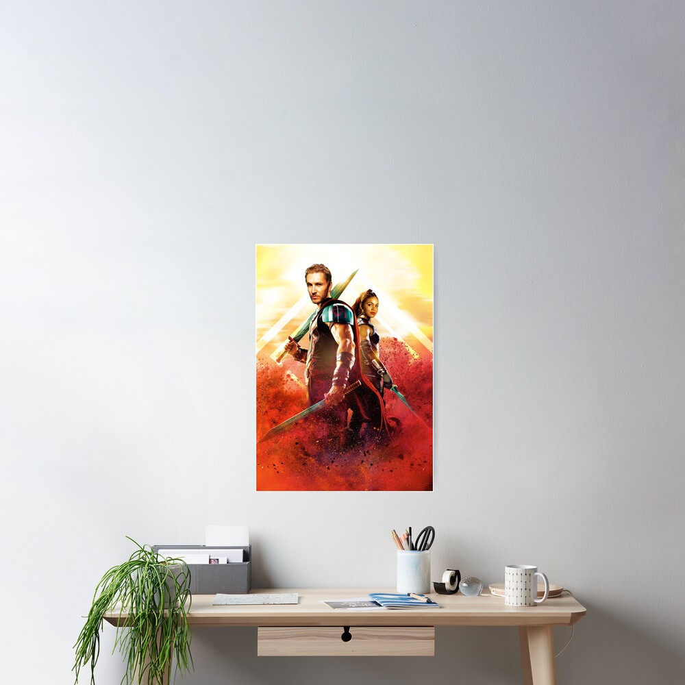 Póster «Vicley como Thor y Valkyrie» de madnephelite | Redbubble