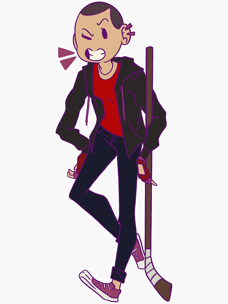 "Foot Recruit (Casey) from ROTTMNT" Sticker for Sale by ArtZeth | Redbubble