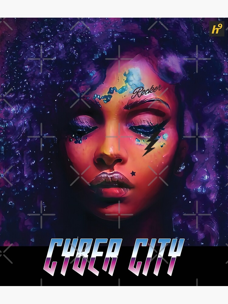 "Cyber City Punk Rocker 3" Poster by Hypnotix9 | Redbubble