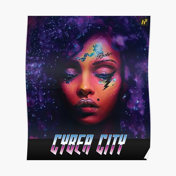 "Cyber City Punk Rocker 3" Poster by Hypnotix9 | Redbubble