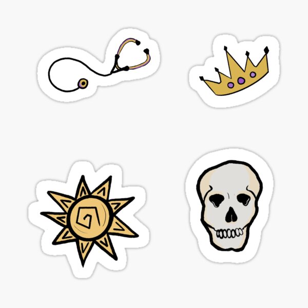 "Will & Nico Solangelo Set" Sticker by hali-mads | Redbubble