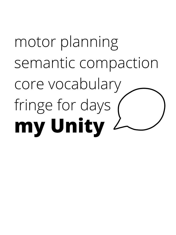 Poster « mon Unity AAC », par aureateAubade | Redbubble
