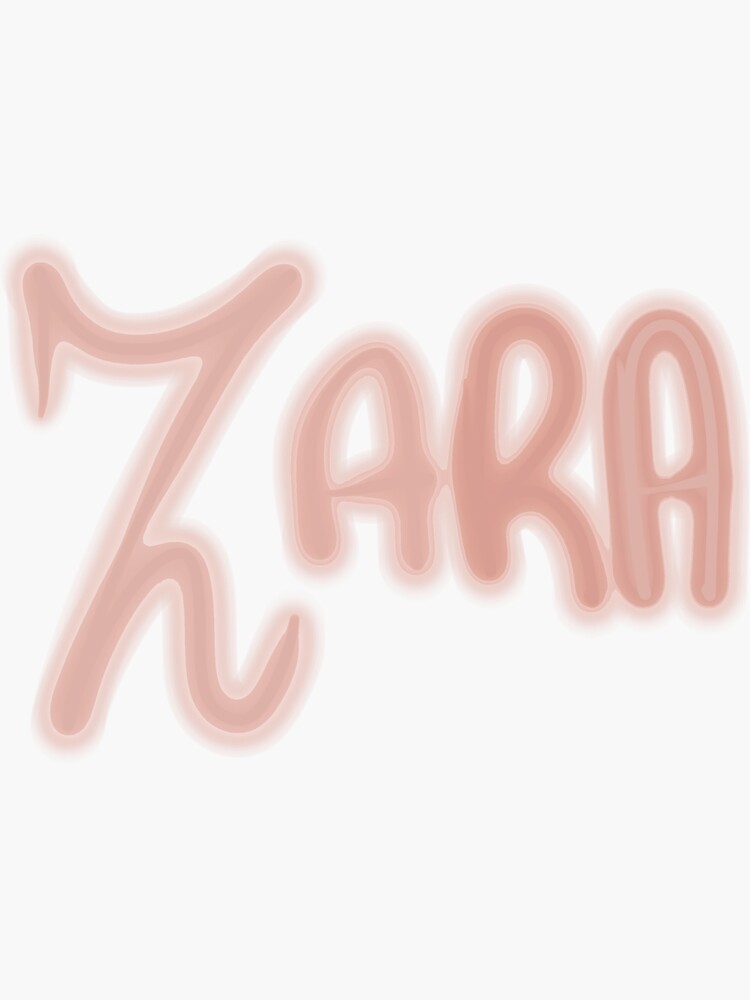 "Glow bubble writing Calligraphy Personalised Zara name cursive rose ...