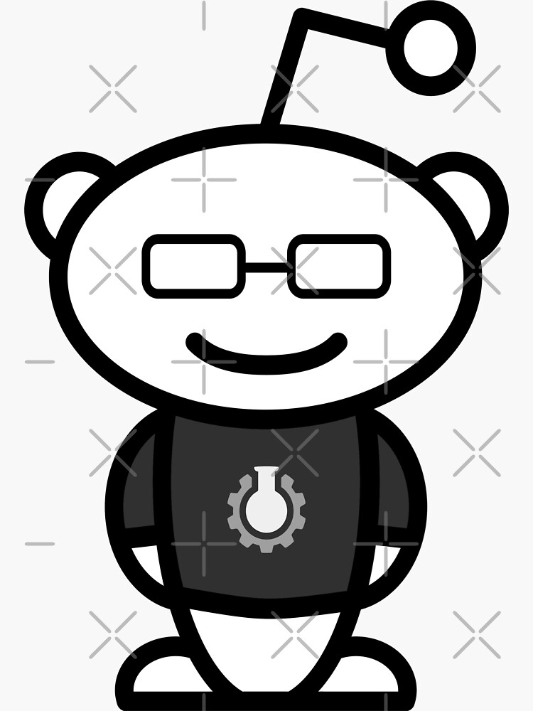 "Reddit /CGP Grey Subreddit Logo" Sticker for Sale by Tippen | Redbubble