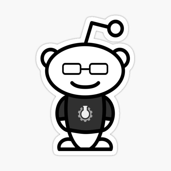 "Reddit /CGP Grey Subreddit Logo" Sticker for Sale by Tippen | Redbubble