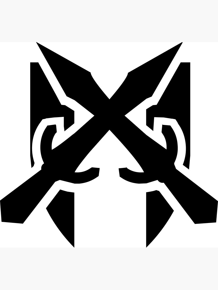 "Skyrim - Riften Symbol (Black)" Metal Print for Sale by ASTlogo ...