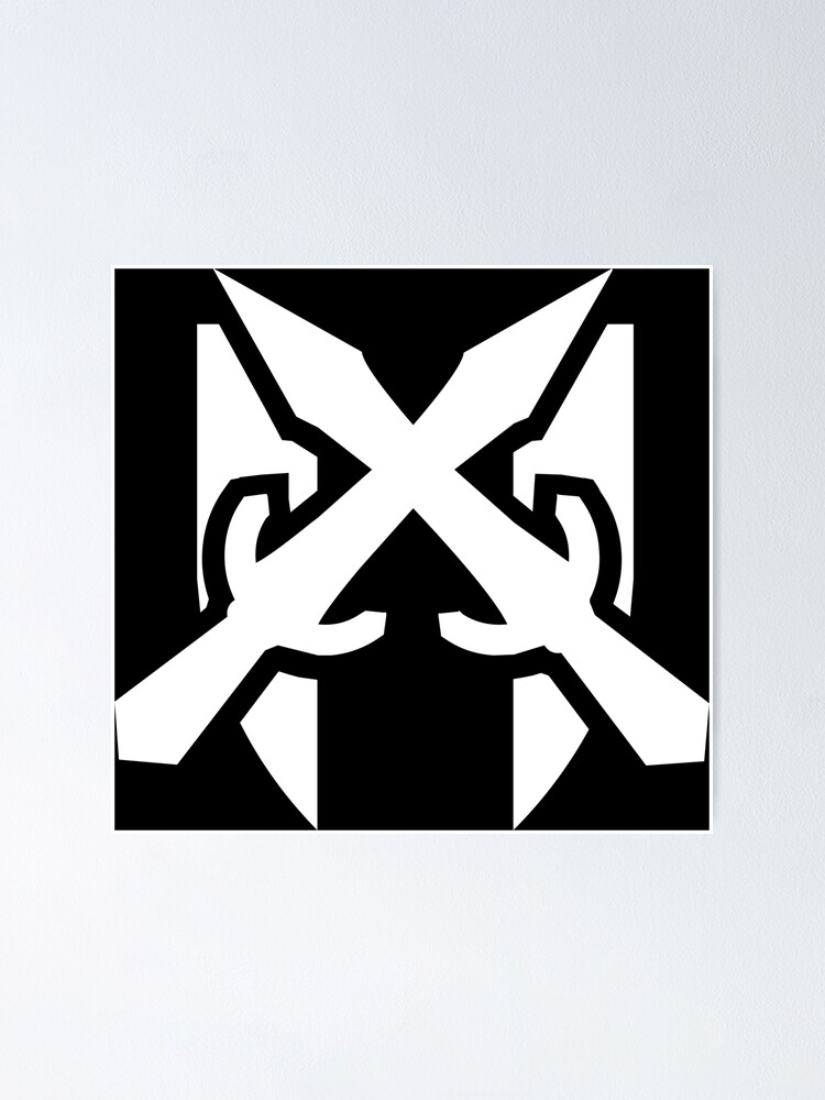 "Skyrim - Riften Symbol (White)" Poster by ASTlogo | Redbubble