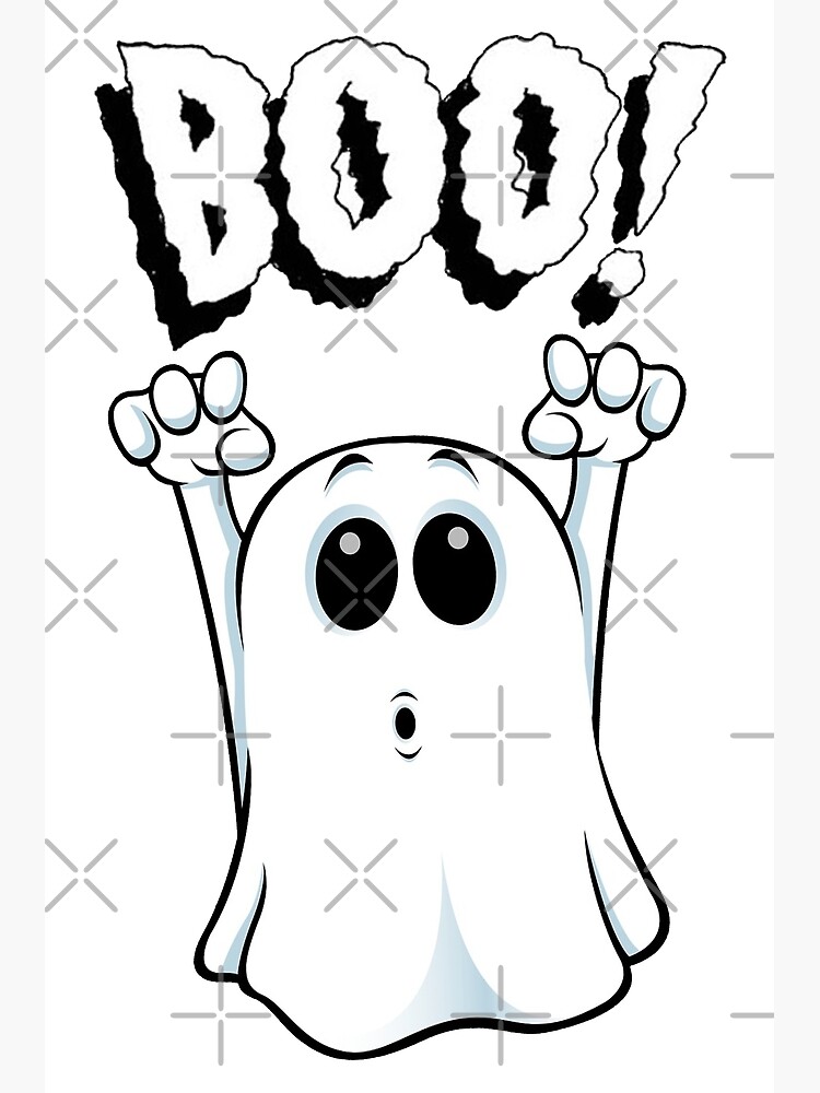 "Ghost Saying Boo, Perfect Gift" Poster by murad2020 | Redbubble