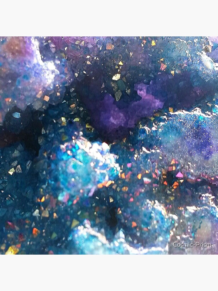 "Crystal Caverns" Poster for Sale by Cosmic-Prism | Redbubble