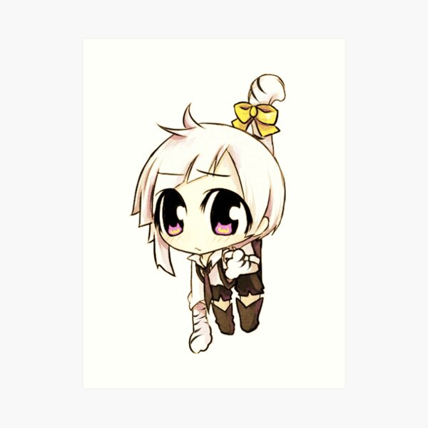 "Atsushi Chibi | Bungo Stray Dogs" Art Print by realmdrop | Redbubble