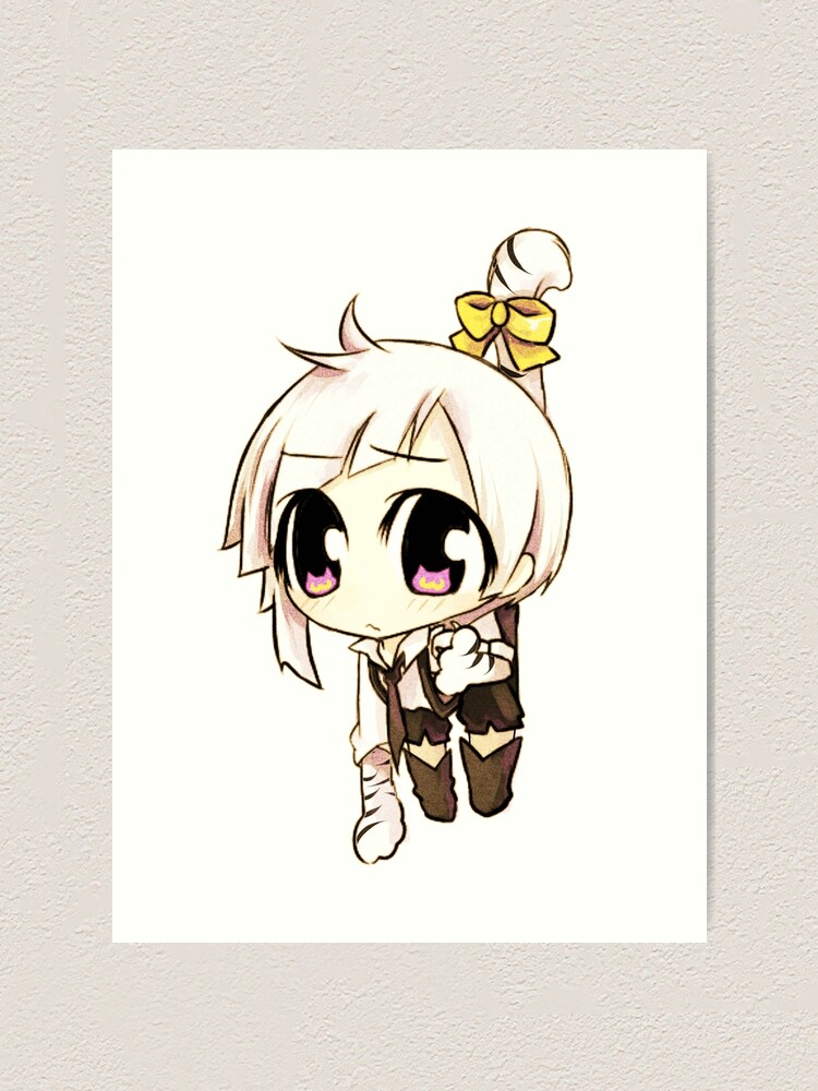 "Atsushi Chibi | Bungo Stray Dogs" Art Print by realmdrop | Redbubble