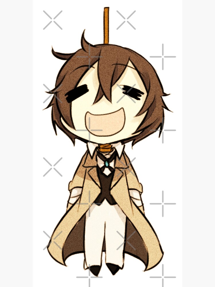 "Hanging Dazai Chibi | Bungo Stray Dogs" Photographic Print by ...