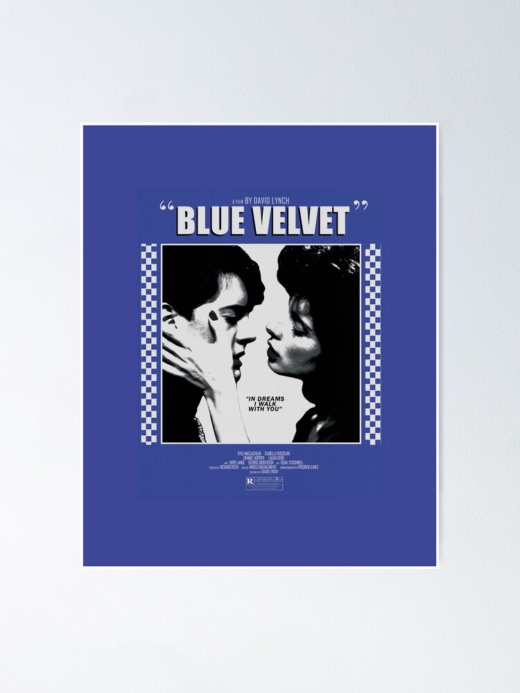 "Blue Velvet Movie Poster" Poster for Sale by cuteviscera | Redbubble