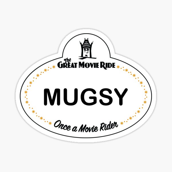 "GMR CM Mugsy Costume" Sticker for Sale by dizneydezigner | Redbubble