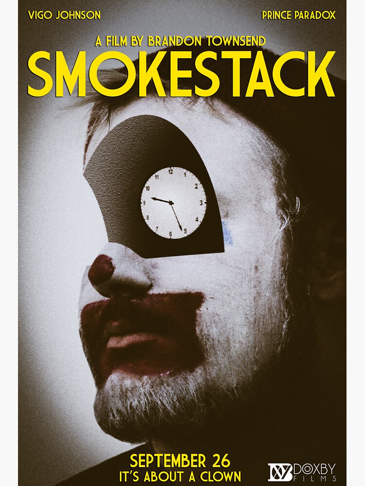 "Smokestack - Premiere Poster" Sticker for Sale by DoxbyFilms | Redbubble