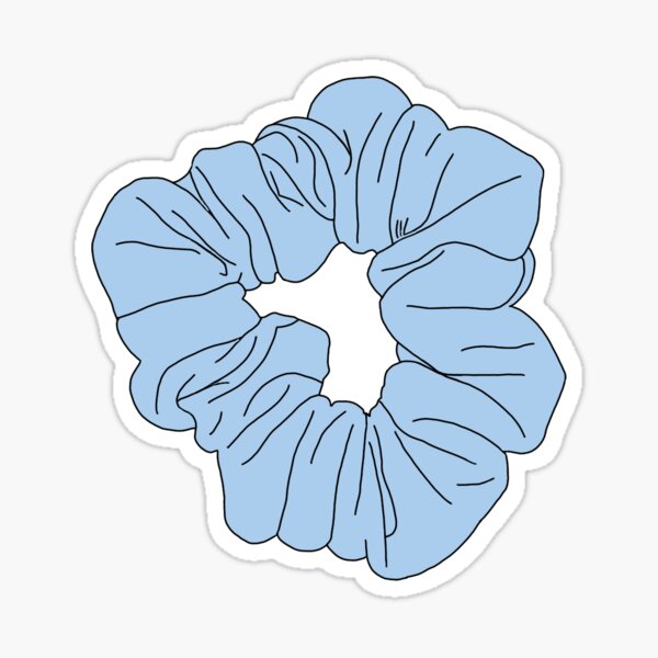 "Scrunchie" Sticker by EmmasStickerzz | Redbubble