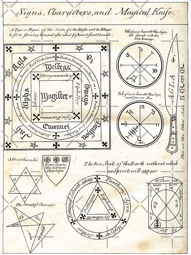 "Occult Sorcery" Poster by elevens | Redbubble