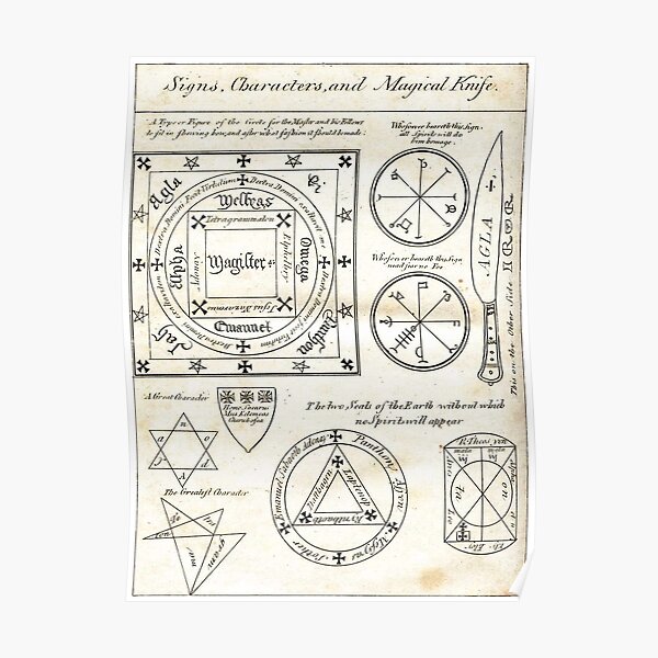 "Occult Sorcery" Poster for Sale by elevens | Redbubble