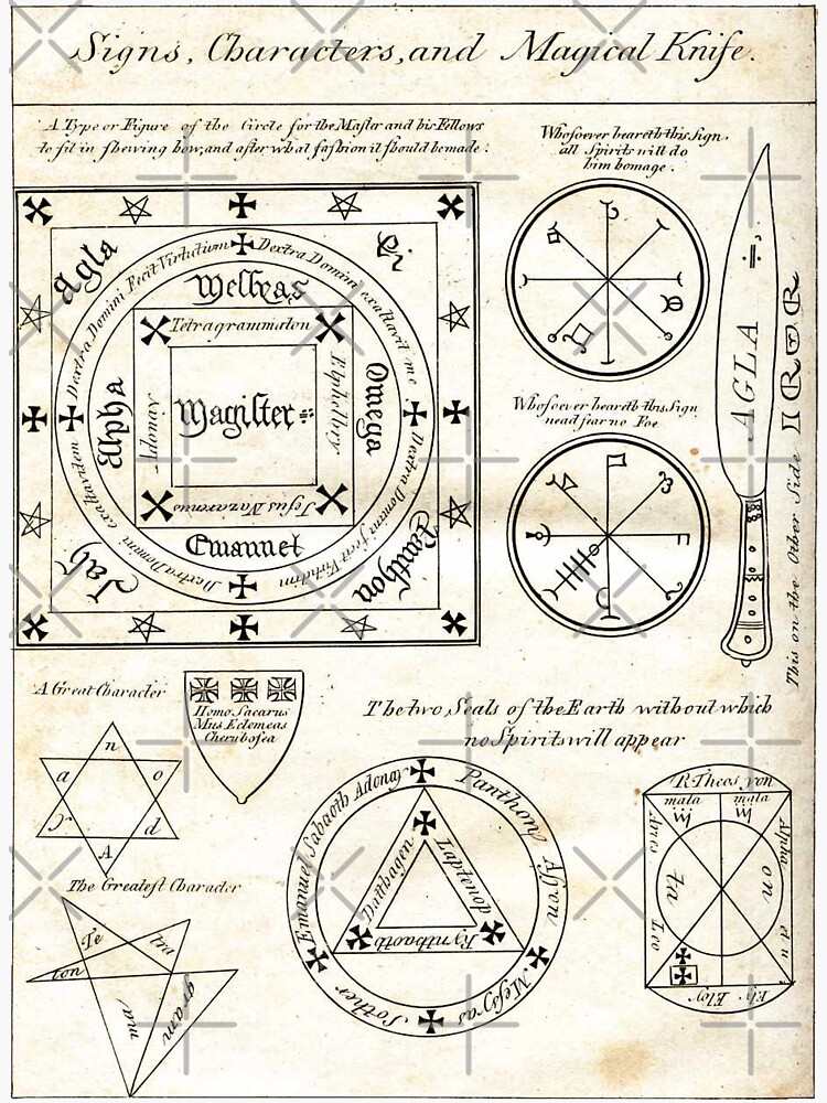 "Occult Sorcery" Sticker for Sale by elevens | Redbubble