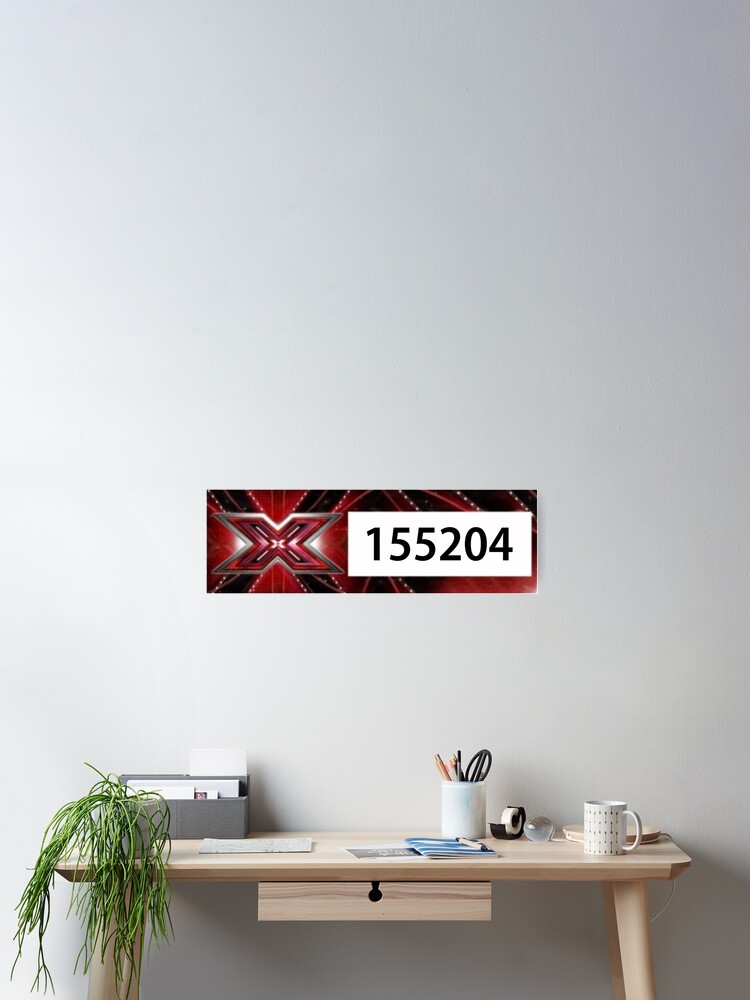 "Louis Tomlinson X-Factor Number" Poster for Sale by 1dxloverr | Redbubble