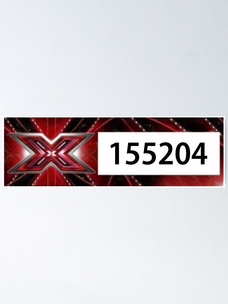 "Louis Tomlinson X-Factor Number" Poster for Sale by 1dxloverr | Redbubble