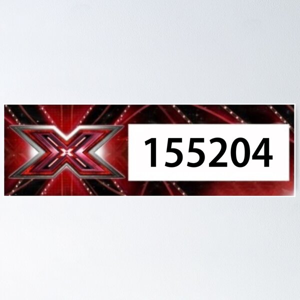 "Louis Tomlinson X-Factor Number" Poster for Sale by 1dxloverr | Redbubble