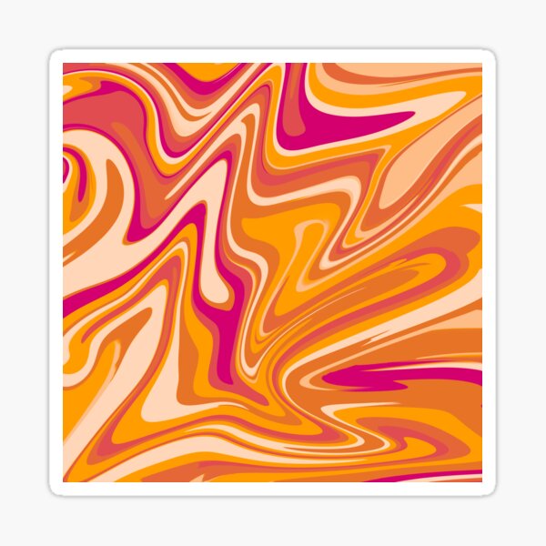 "RETRO ABSTRACT DESERT SAND PRINT!" Sticker by TYNEY92 | Redbubble