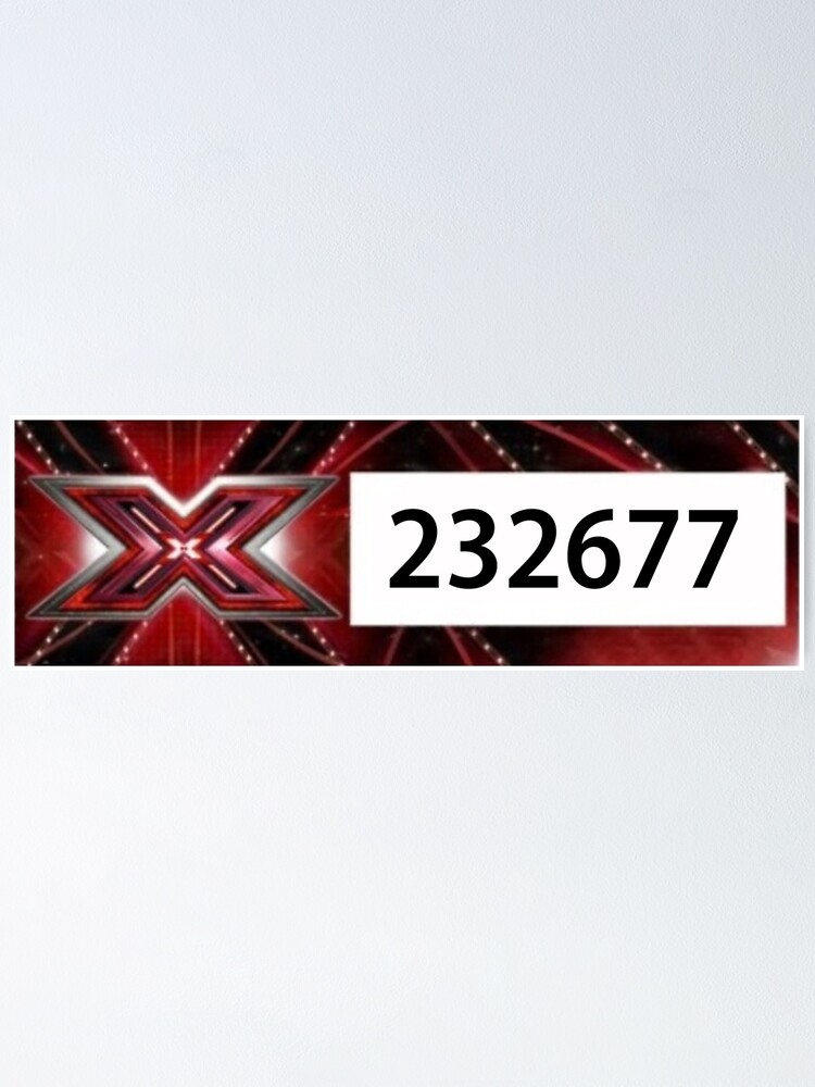 "Niall Horan X-Factor Number" Poster for Sale by 1dxloverr | Redbubble