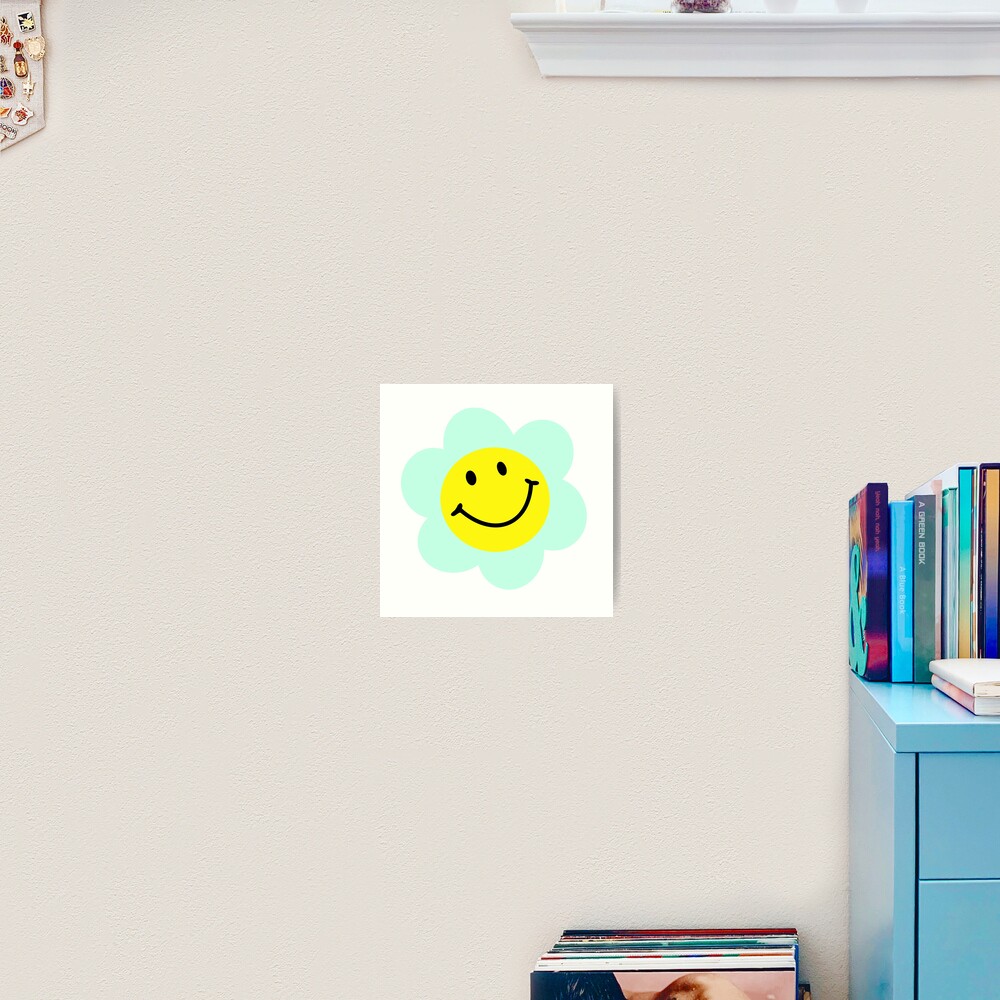 "indie smiley face" Art Print for Sale by sistermoiyaa | Redbubble