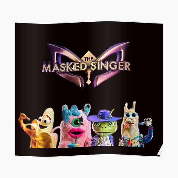 "The Masked Singer" Poster by Dojaone | Redbubble