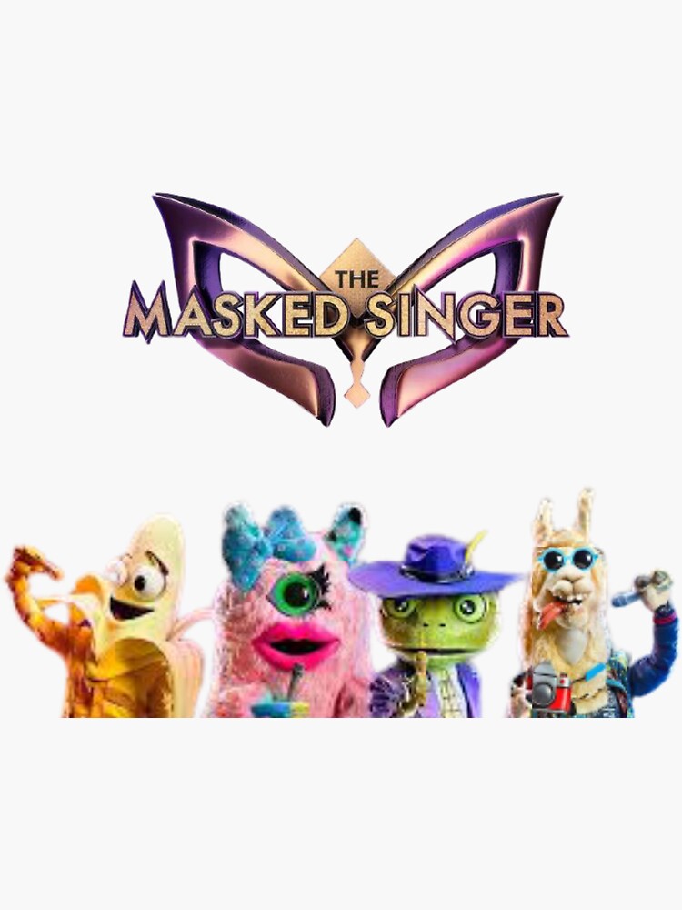 "The Masked Singer" Sticker by Dojaone | Redbubble