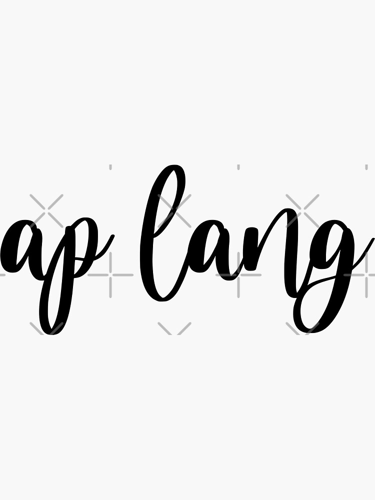 "Ap lang" Sticker for Sale by ansiearts | Redbubble