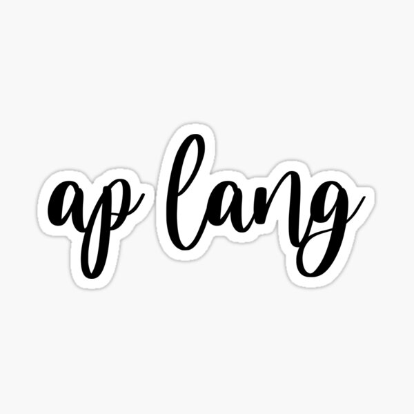 "Ap lang" Sticker for Sale by ansiearts | Redbubble