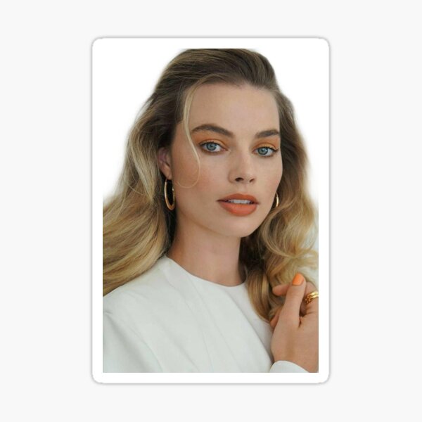 "Margot Robbie sticker" Sticker for Sale by ThinkingCreatur | Redbubble