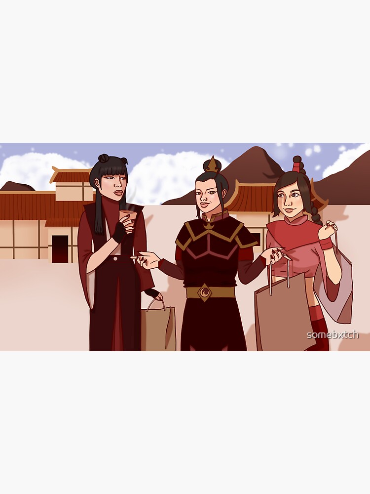 "Fire Nation Girls" Sticker for Sale by somebxtch | Redbubble