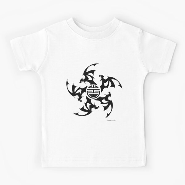 "Wu Fu Bats (Five Lucky Bats)" Kids T-Shirt by rhpotter | Redbubble