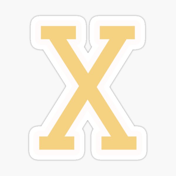 "Letter X design " Sticker for Sale by Hadymohammed | Redbubble