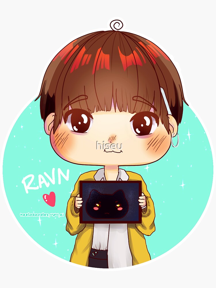 Sticker « ONEUS Chibi RAVN », par hiseu | Redbubble